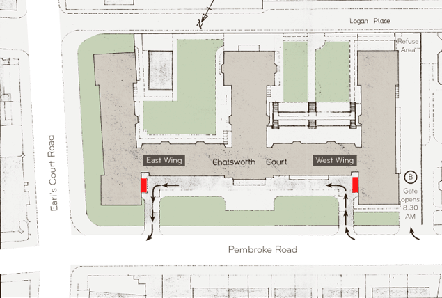Moving In – Chatsworth Court London W8